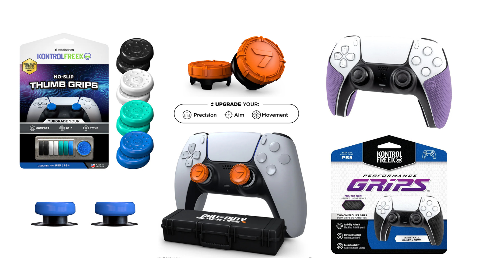 Best PS5 Thumbsticks, Grips and Controller Accessories – KontrolFreek
