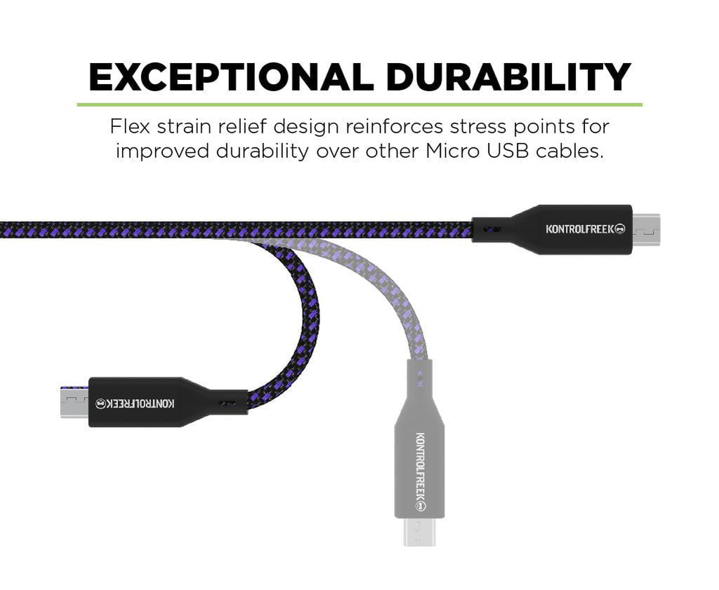 USB Gaming Cable - Controller Charging Cable for PS4 & Xbox One ...